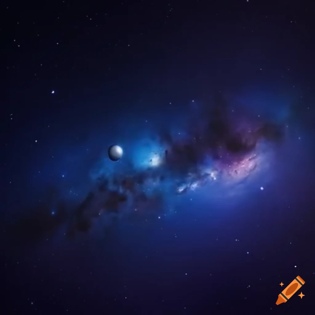 Stars in the deep space on Craiyon