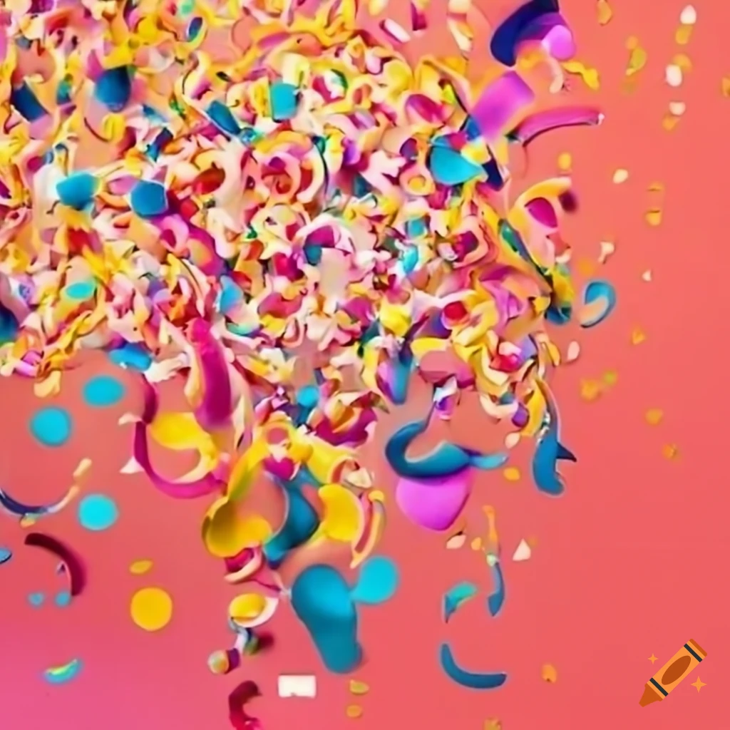 Confetti on Craiyon