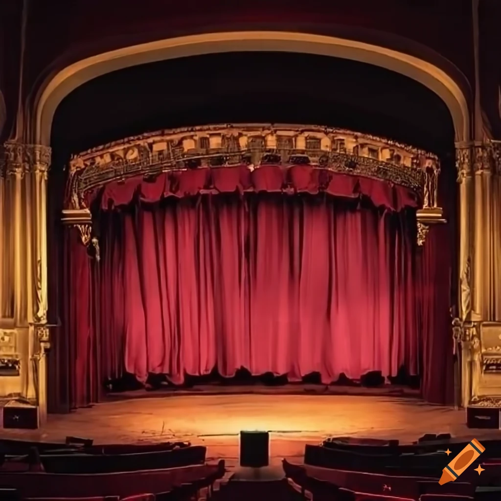 Rideau théâtre on Craiyon