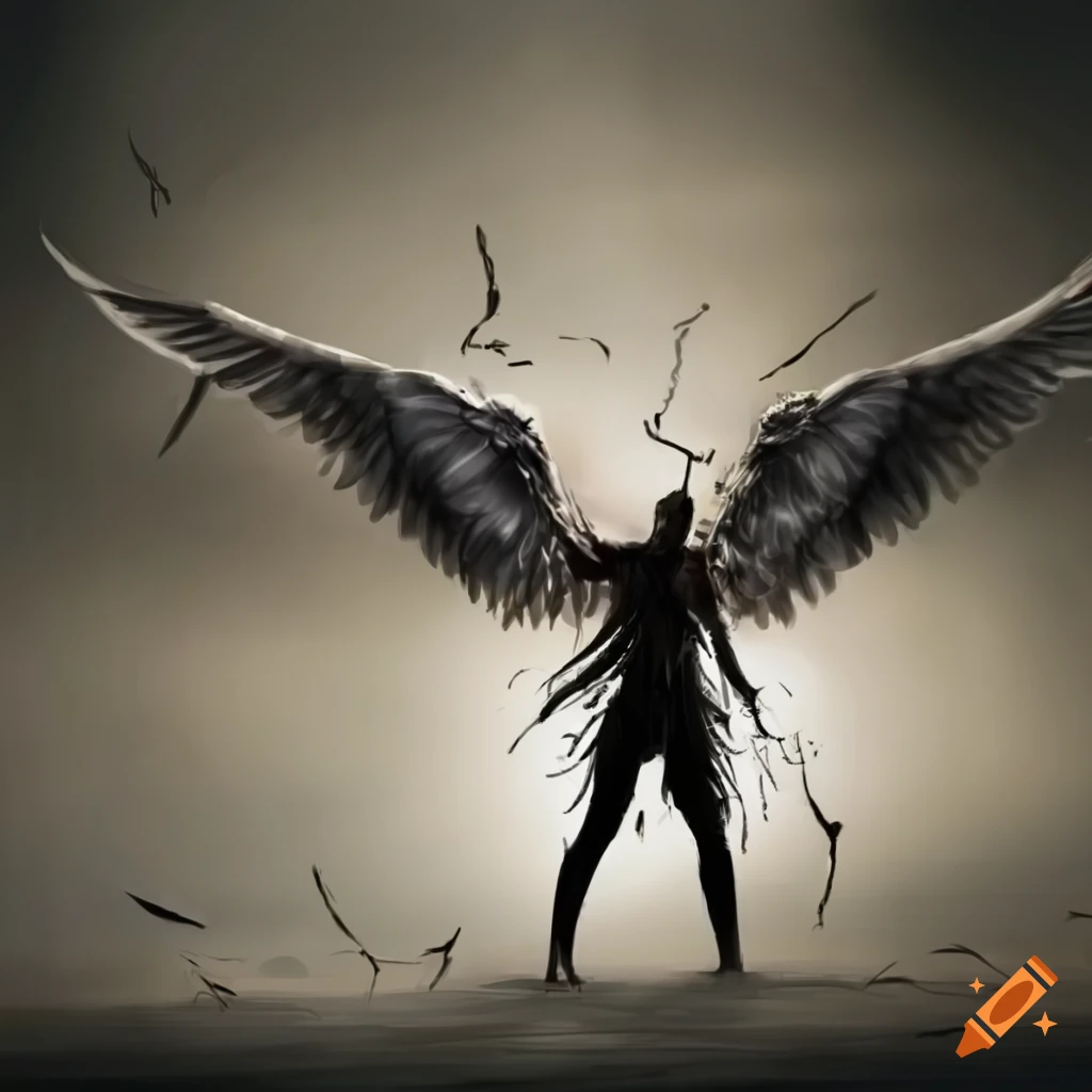 Broken wings on Craiyon