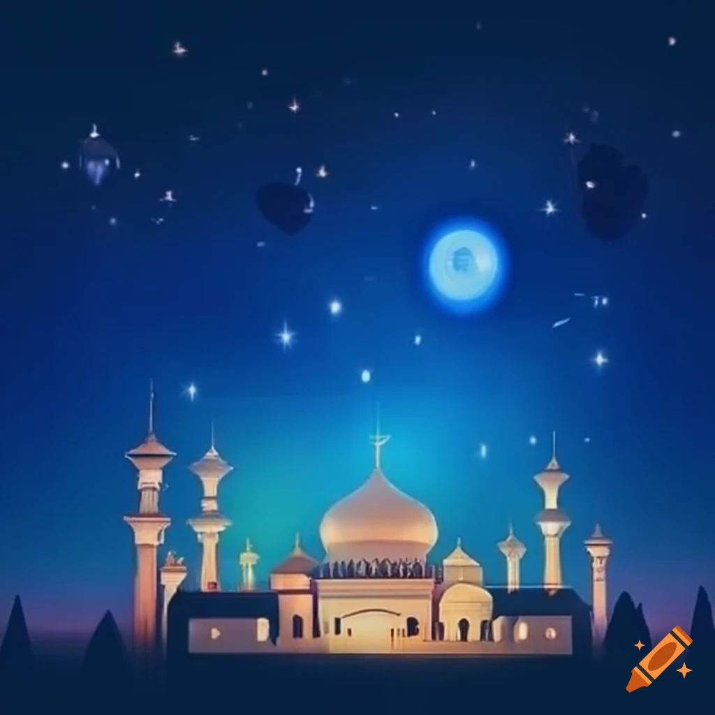 Create a eid wishes for the construction company on Craiyon