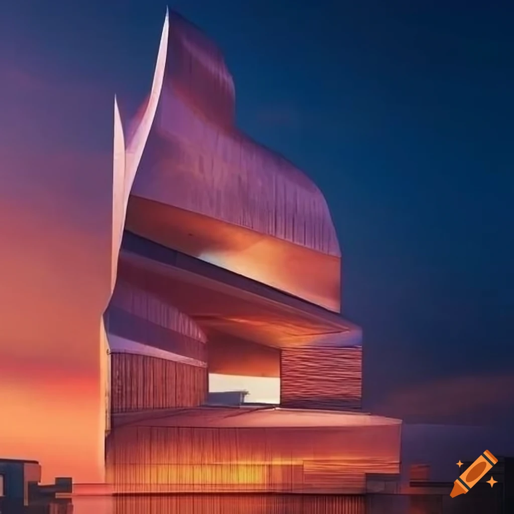 Astonishing architecture on Craiyon