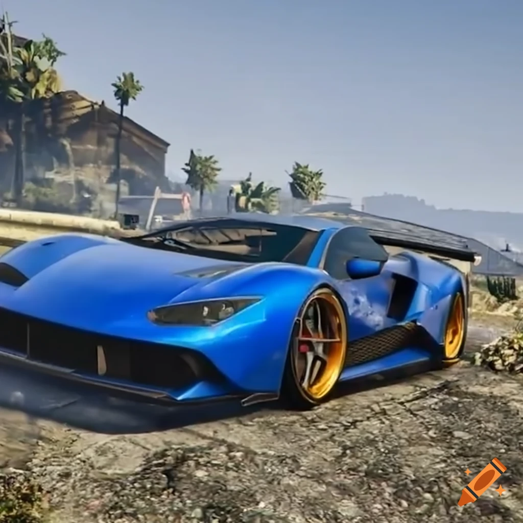 GTA V style scene with hyper details in Unreal Engine 5 on Craiyon