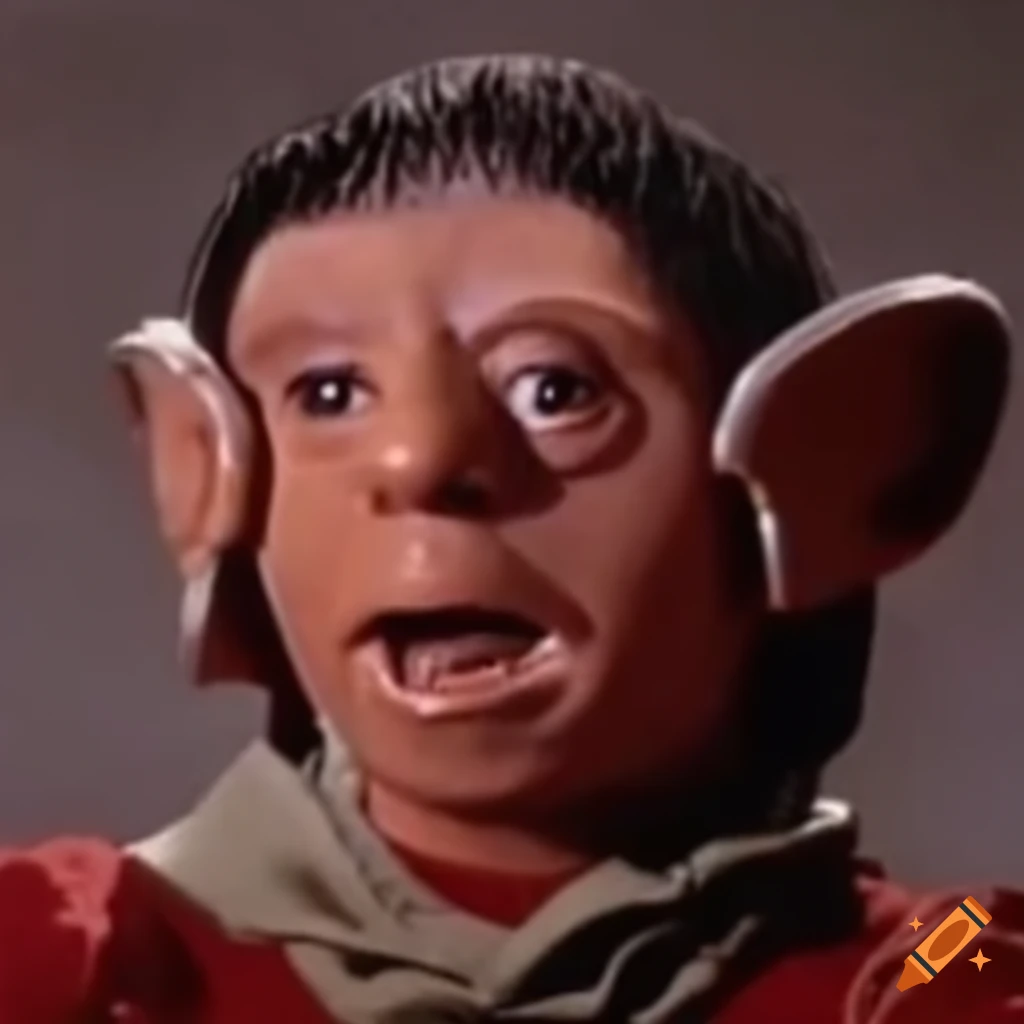 Nien nunb in a 1960s bawdy comedy role on Craiyon