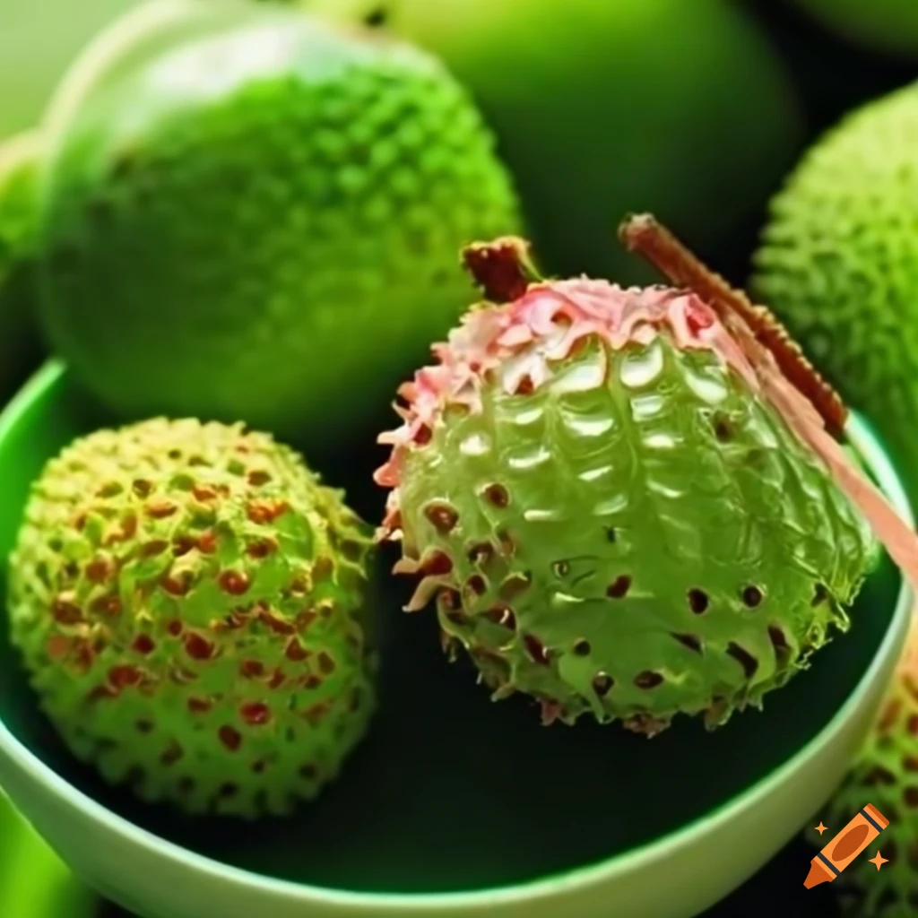 Green apple lychee candy on Craiyon