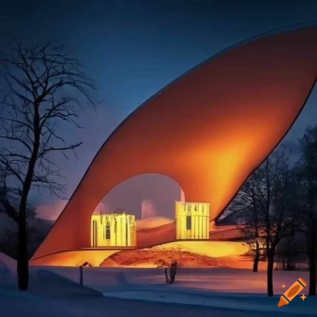 Astonishing architecture on Craiyon