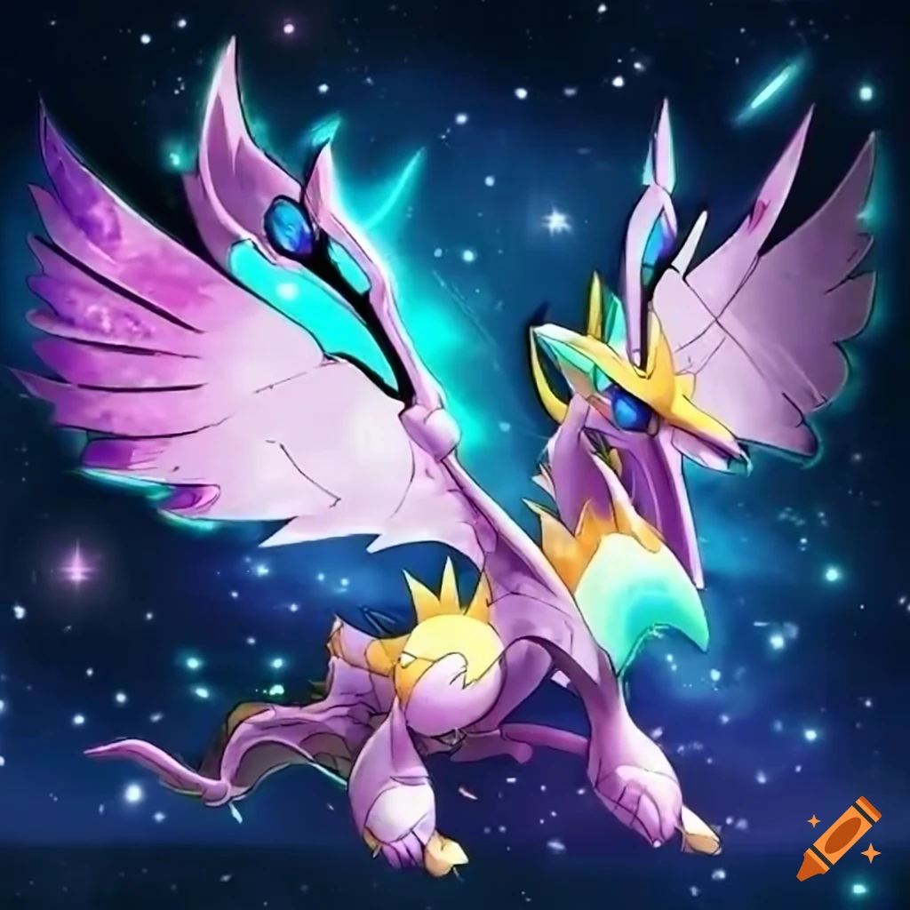 Pokémon Cosmic Celestia Dragon/Fairy type with Cosmic Obliteration ...