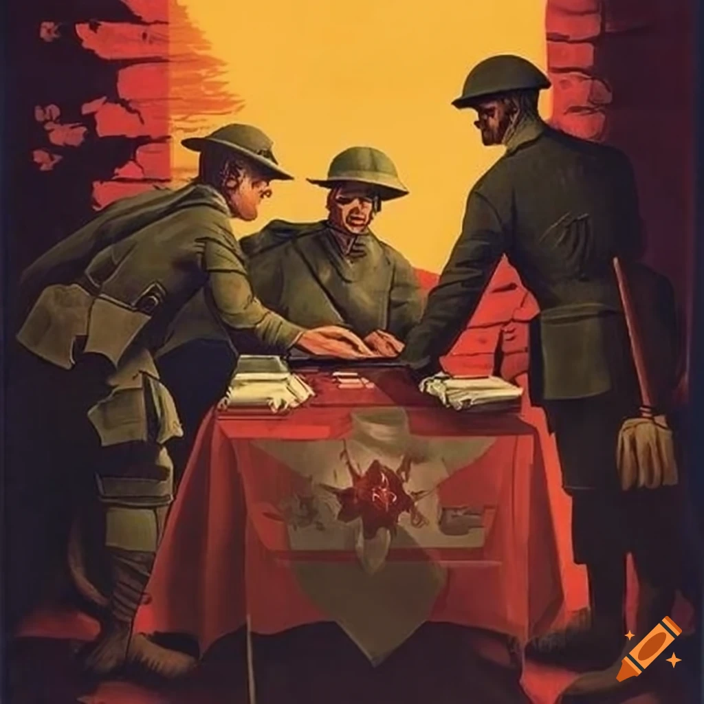 World war i era isolationism america first poster on Craiyon