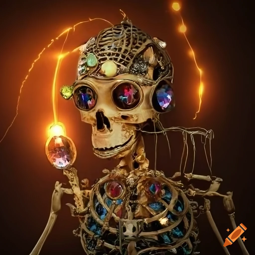 Skeleton images created on Craiyon