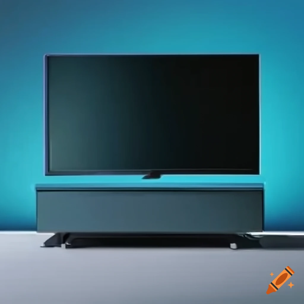 Modern television set on Craiyon