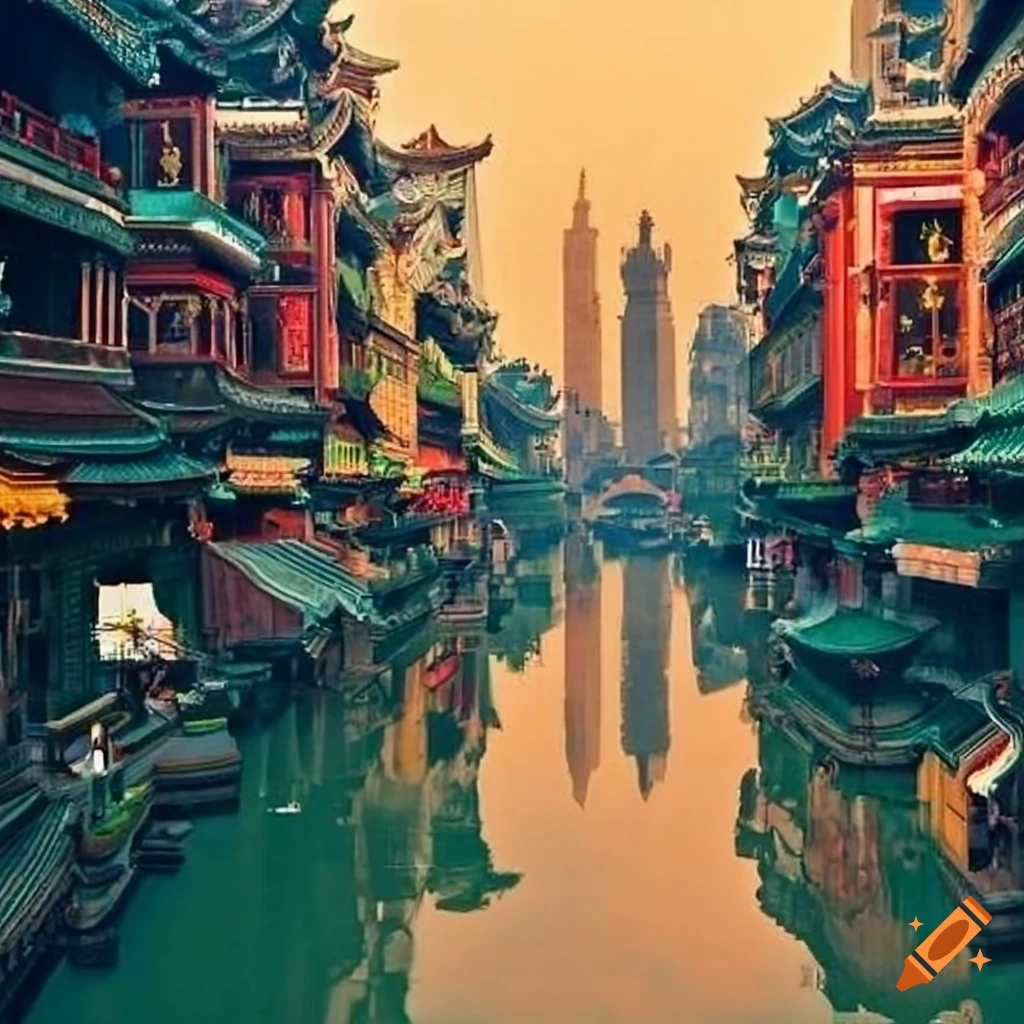 Historic sites in guangzhou, china on Craiyon