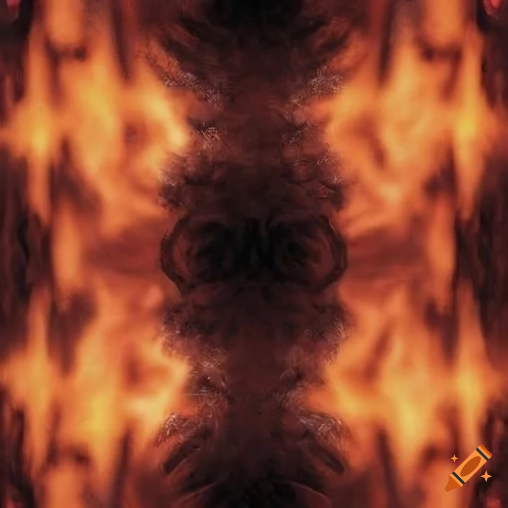 Seamless fire shirt texture on Craiyon