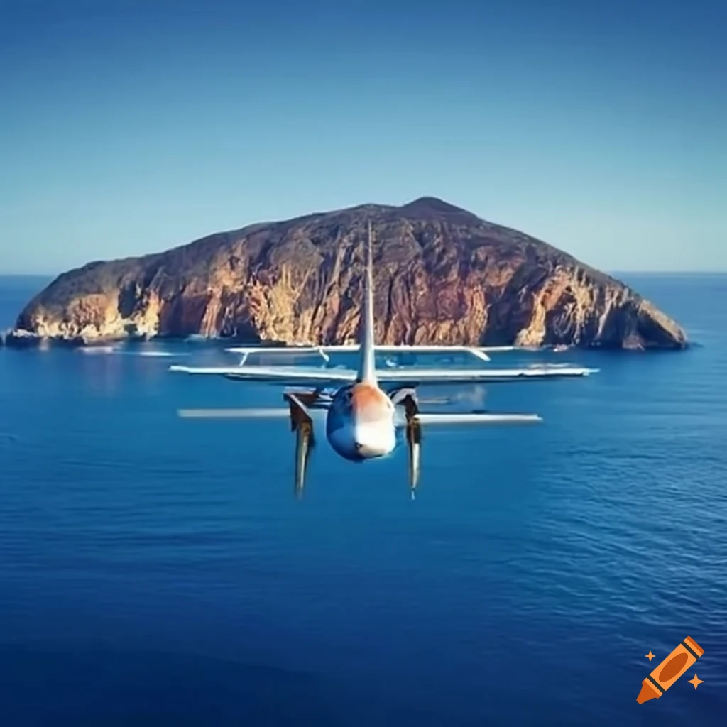 Catalina island plane on Craiyon