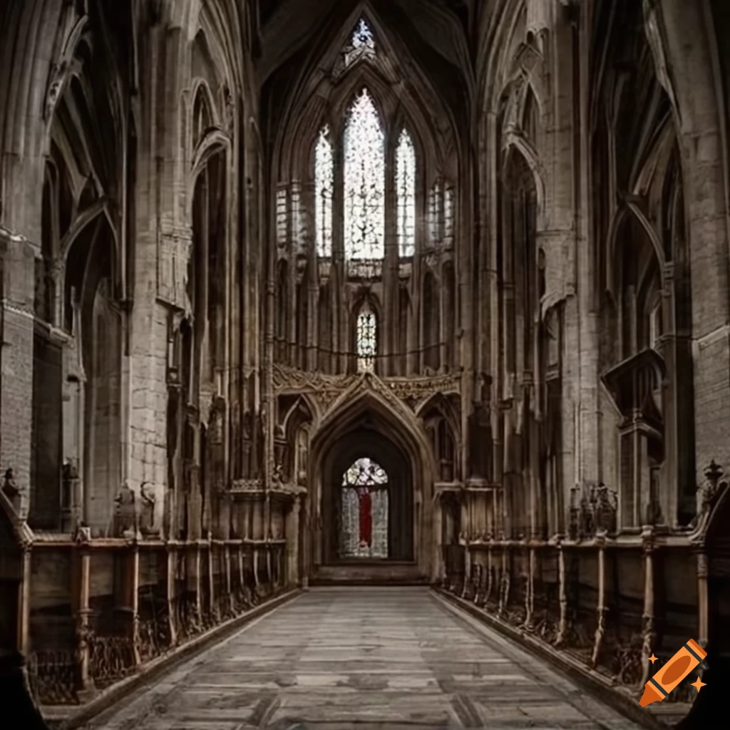 Cursed church building on Craiyon