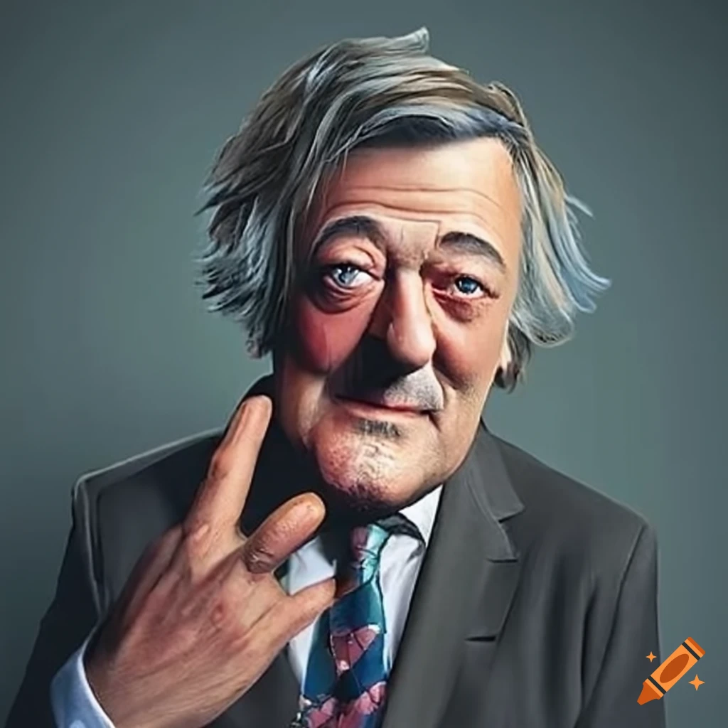 Stephen fry on Craiyon