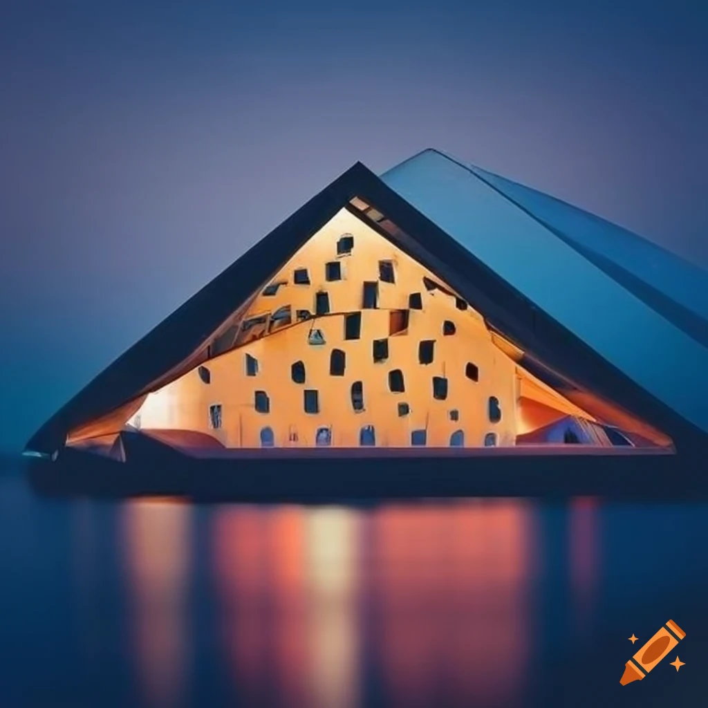 Astonishing architecture on Craiyon