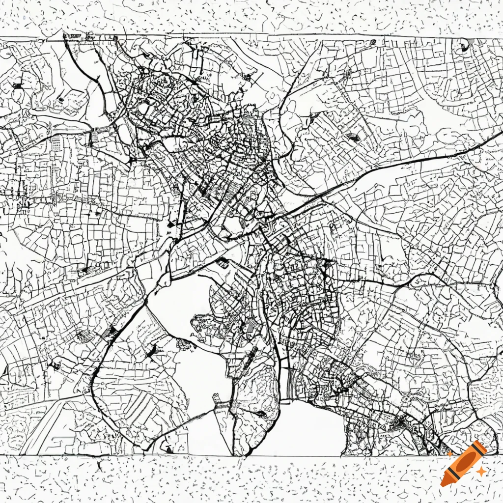 Colorful vectorial map of dublin, ireland on Craiyon