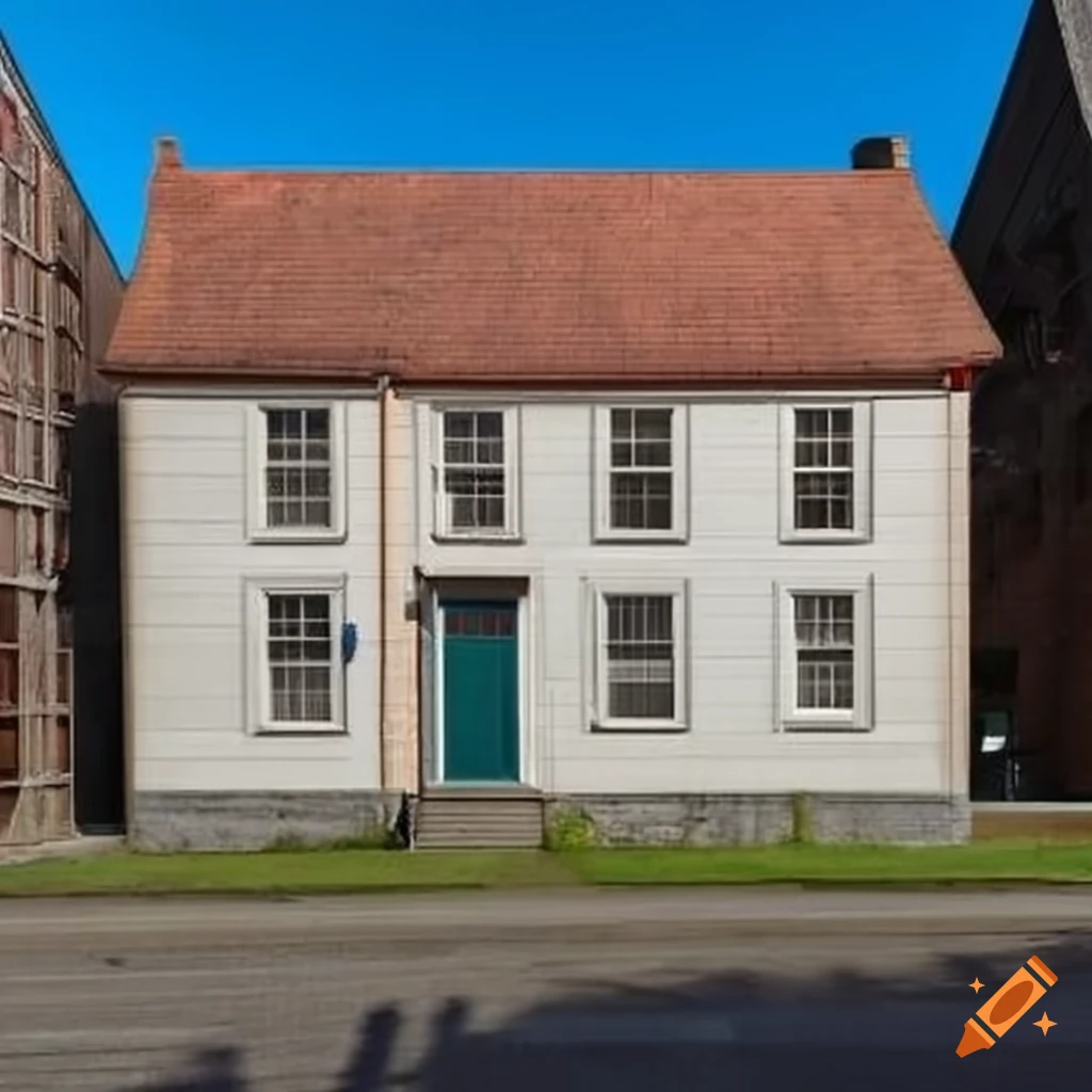 Three small buildings in close proximity on Craiyon