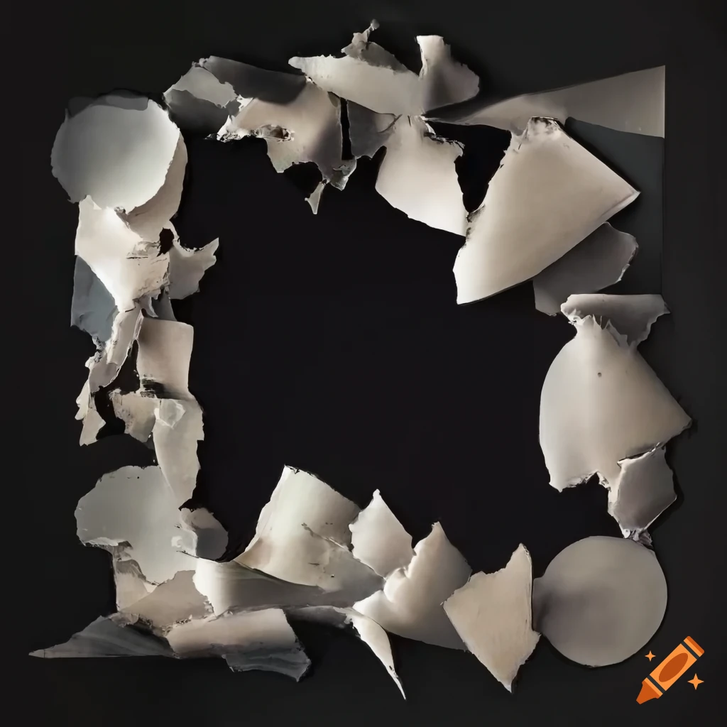 Nostalgic noir paper collage with ballardian style featuring gems, toys ...