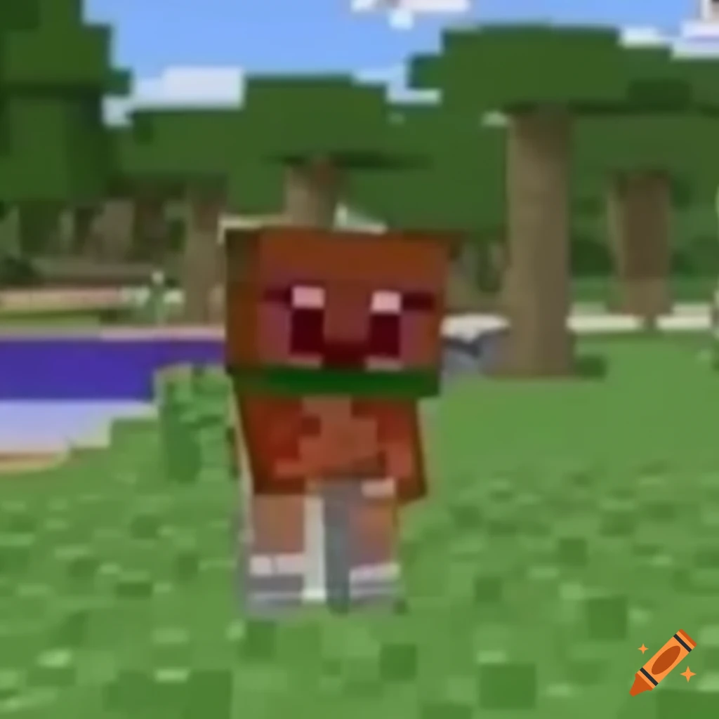 Minecraft meme on Craiyon