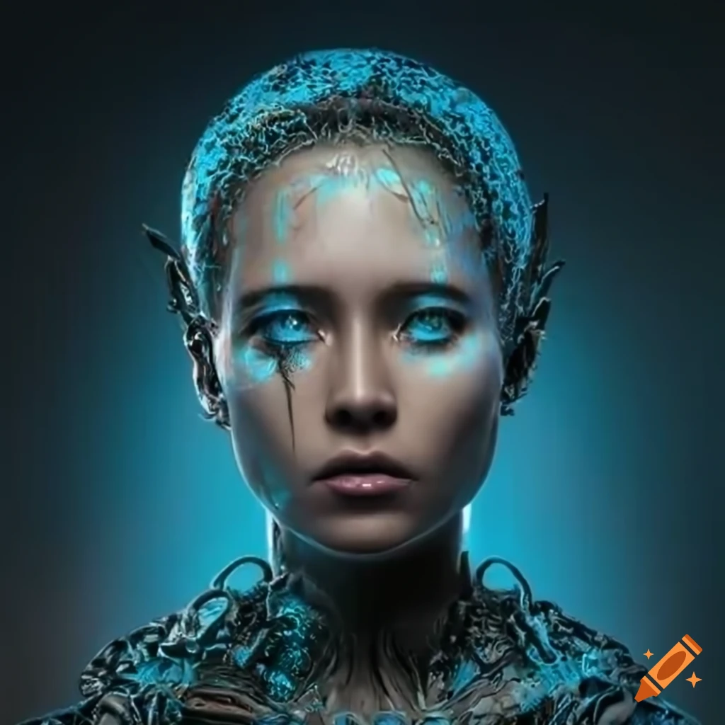 Artistic representation of artificial intelligence concept on Craiyon