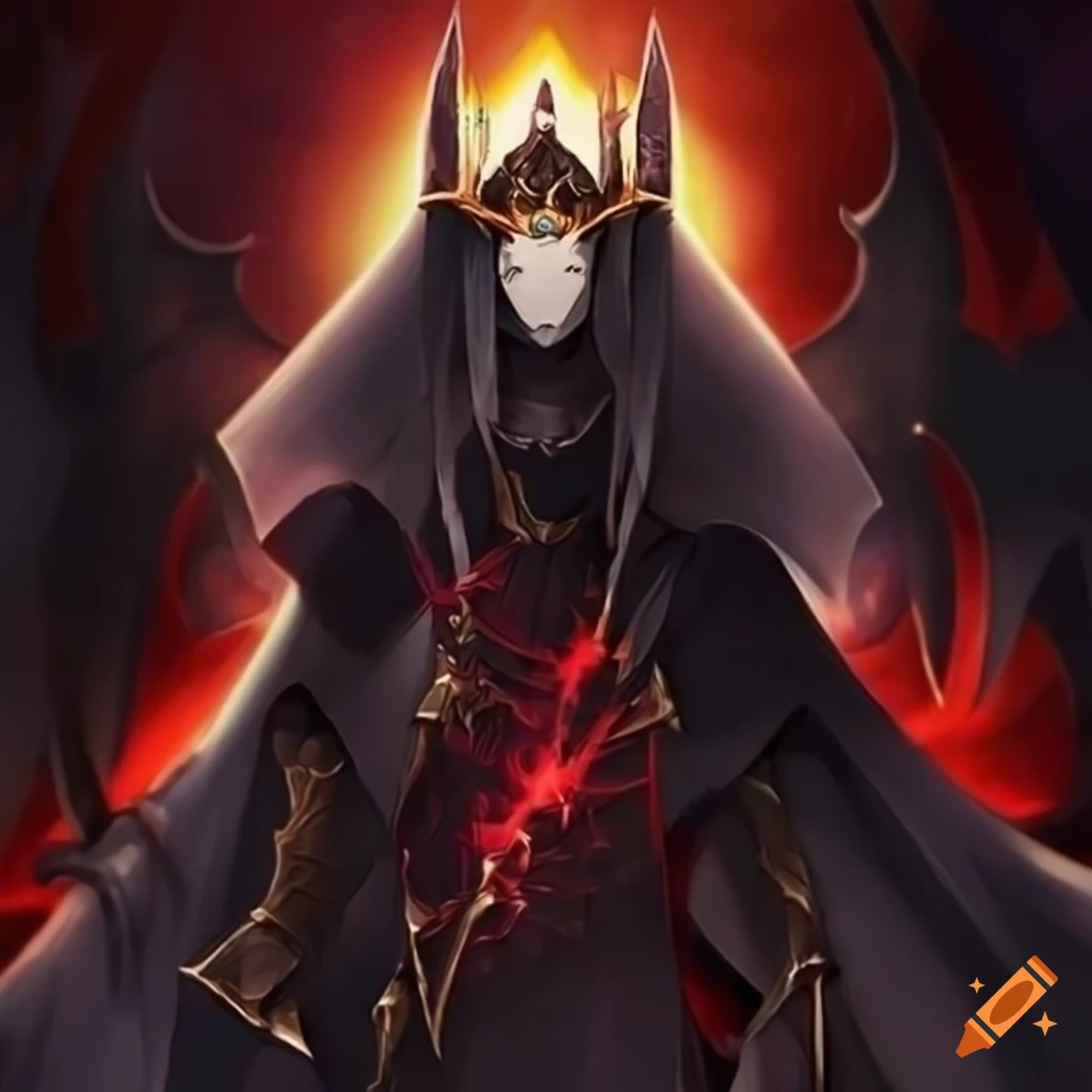 Anime queen knight with holy commander priest in fantasy setting on Craiyon