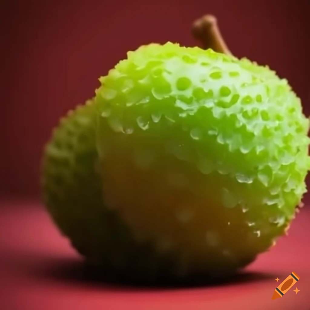 Green apple lychee candy on Craiyon