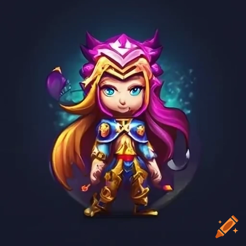 Idle legendary heroes android game logo on Craiyon