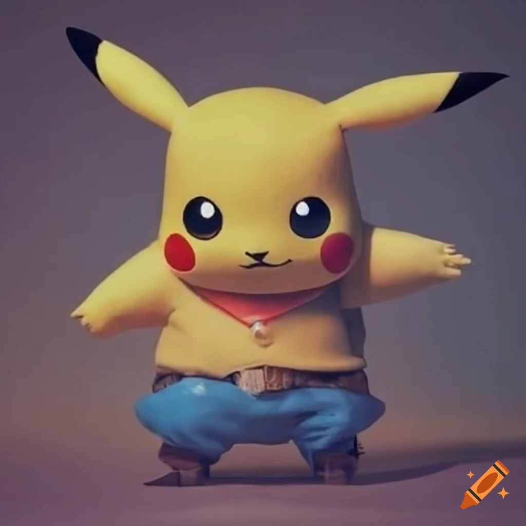 Cowboy pikachu on Craiyon