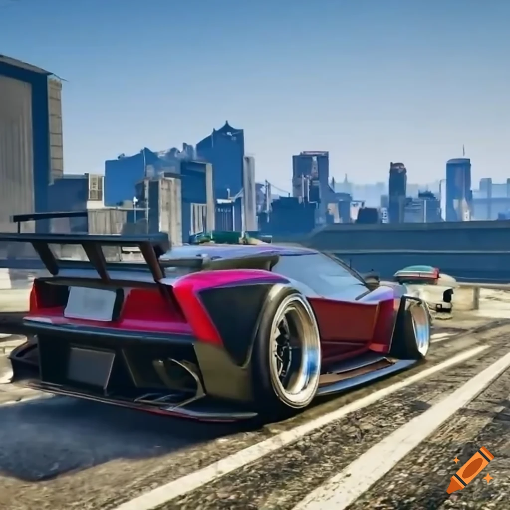 Cityscape with hyper details in GTA V style using Unreal Engine 5 on ...