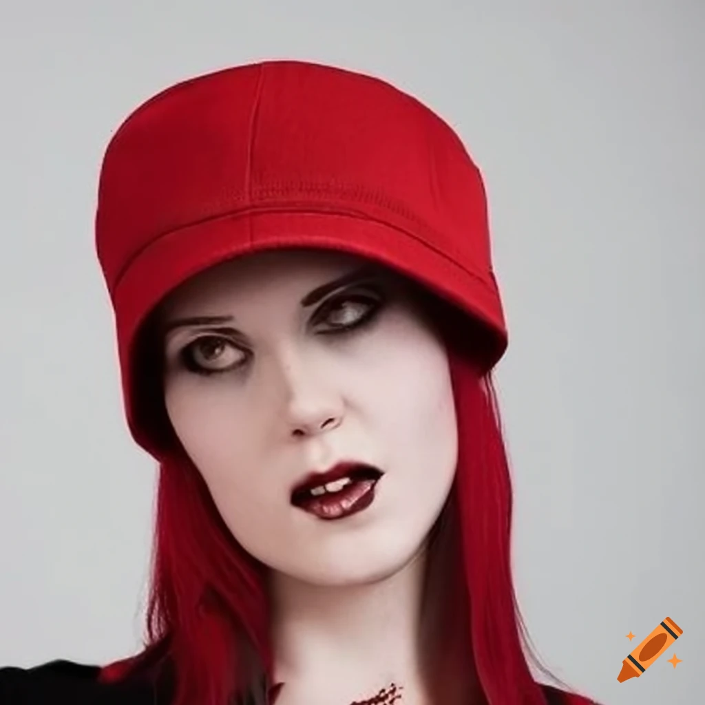 Vampire in red cap on Craiyon