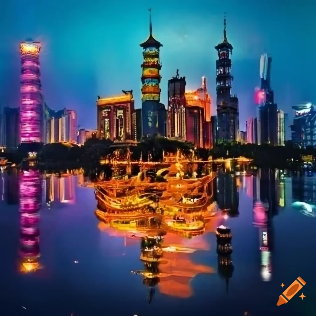 Historic sites in guangzhou, china on Craiyon