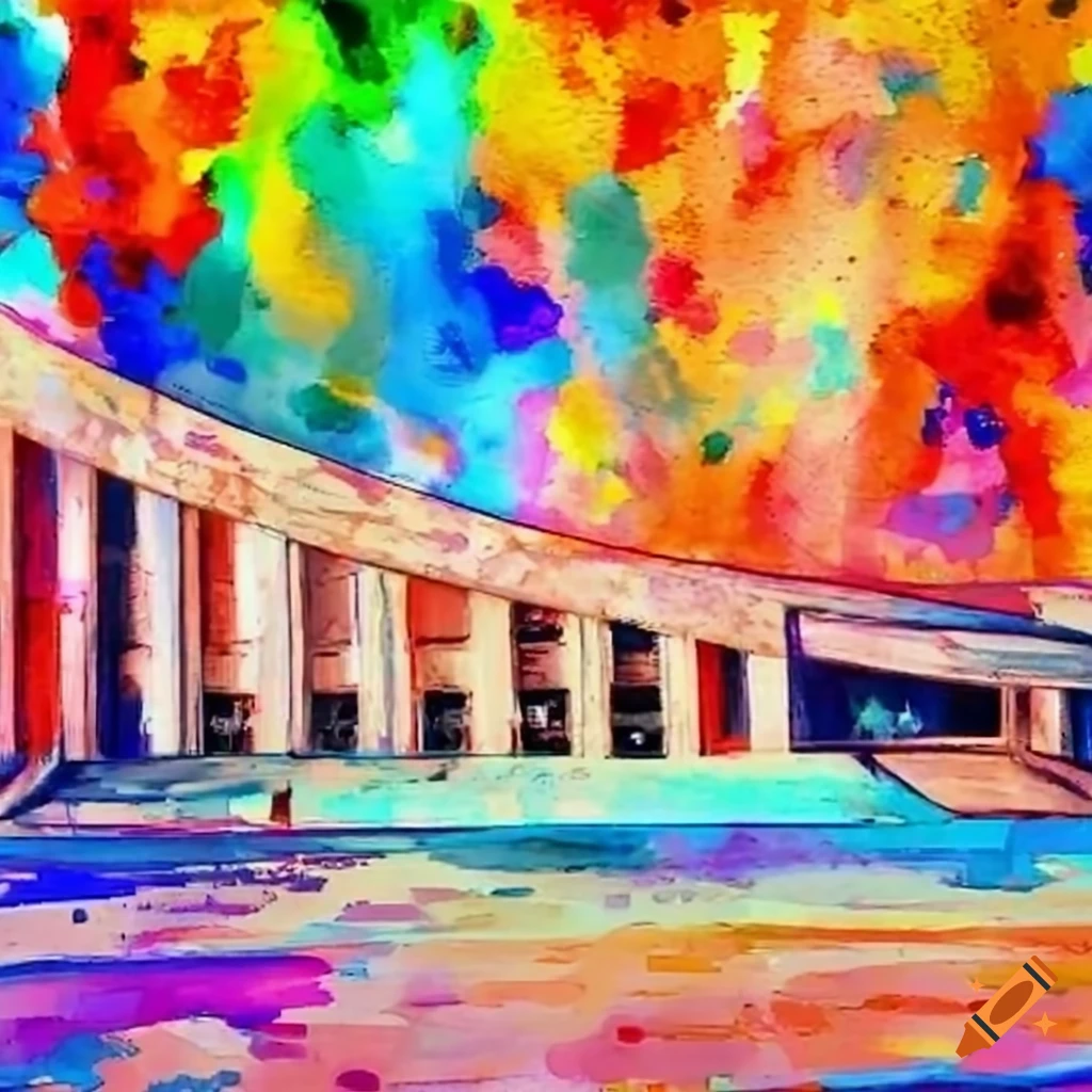 Olympic library on Craiyon