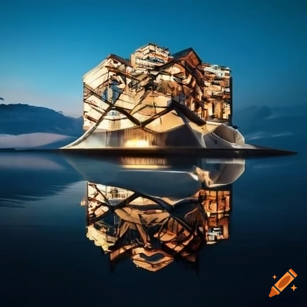 Astonishing architecture on Craiyon