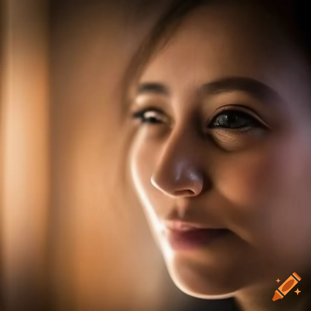 Expressive face showing worry and interest on Craiyon