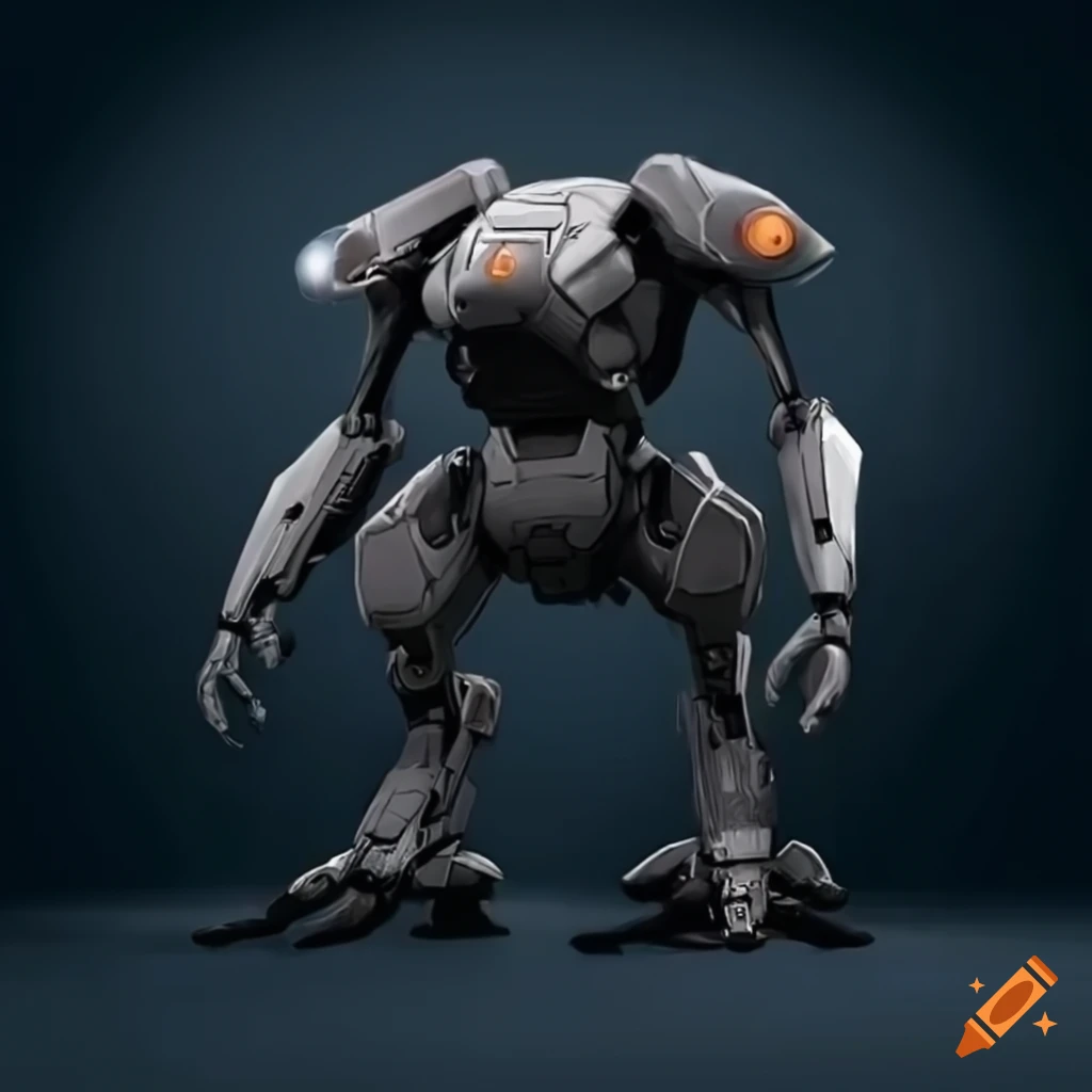 Sleek and sophisticated beautiful mech on Craiyon