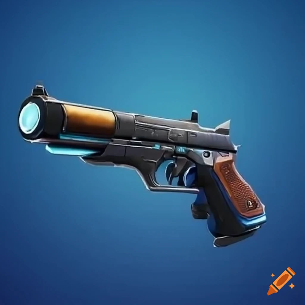 New pistol from fortnite video game on Craiyon