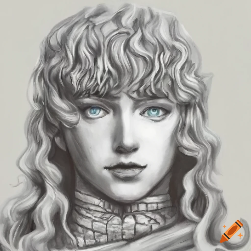 Griffith (berserk) in the style of traditional art by leonardo da vinci ...