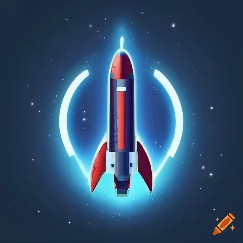 Anime space rocket in outer space on Craiyon