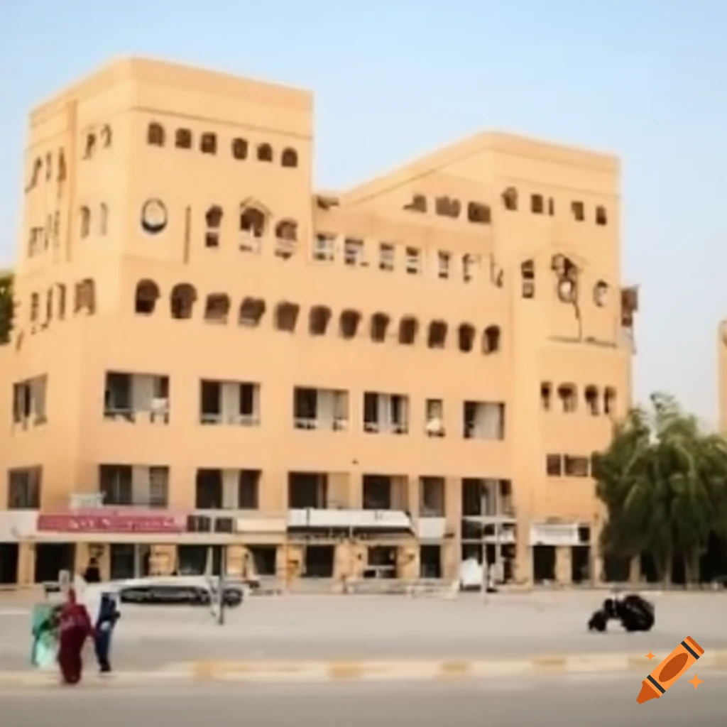 Al-shifa hospital on Craiyon