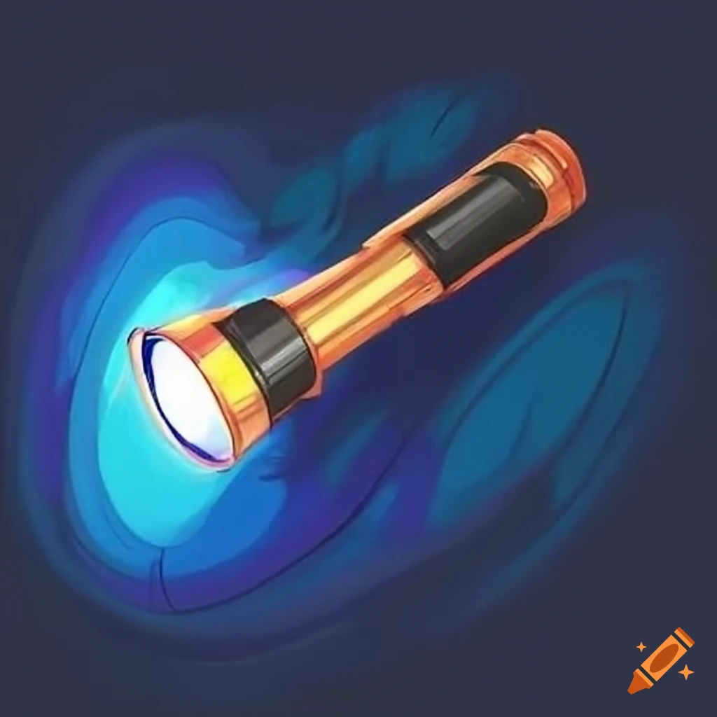 Big flashlight on Craiyon