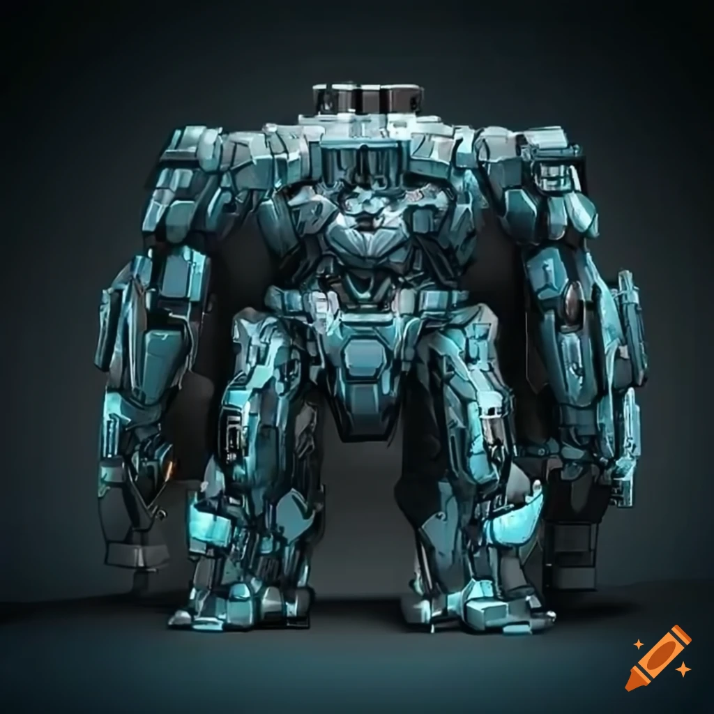 Sleek sophisticated and beautiful mech design on Craiyon