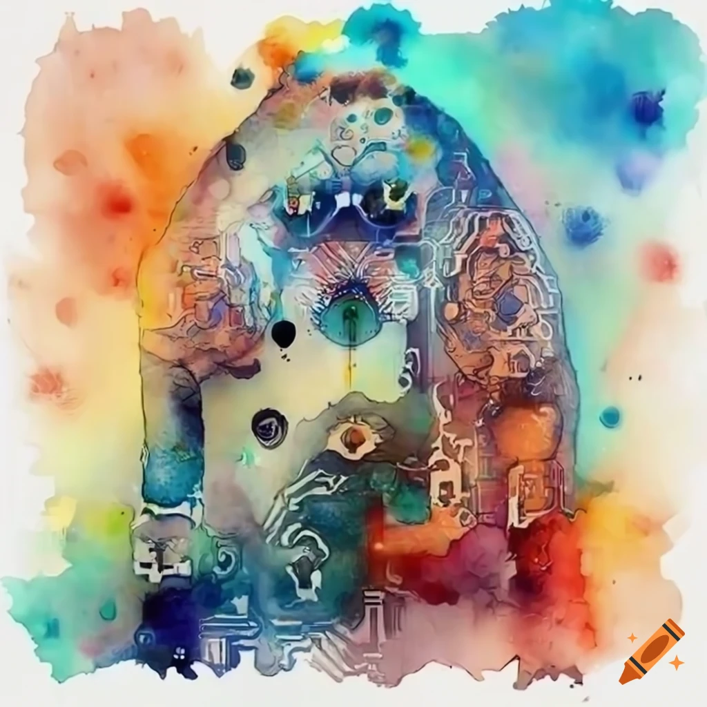 Creative artificial intelligence illustration on Craiyon