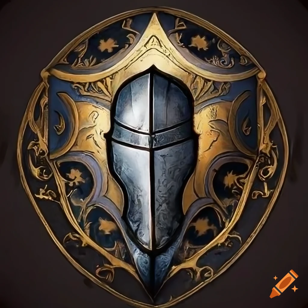 Ancient knight symbol on Craiyon