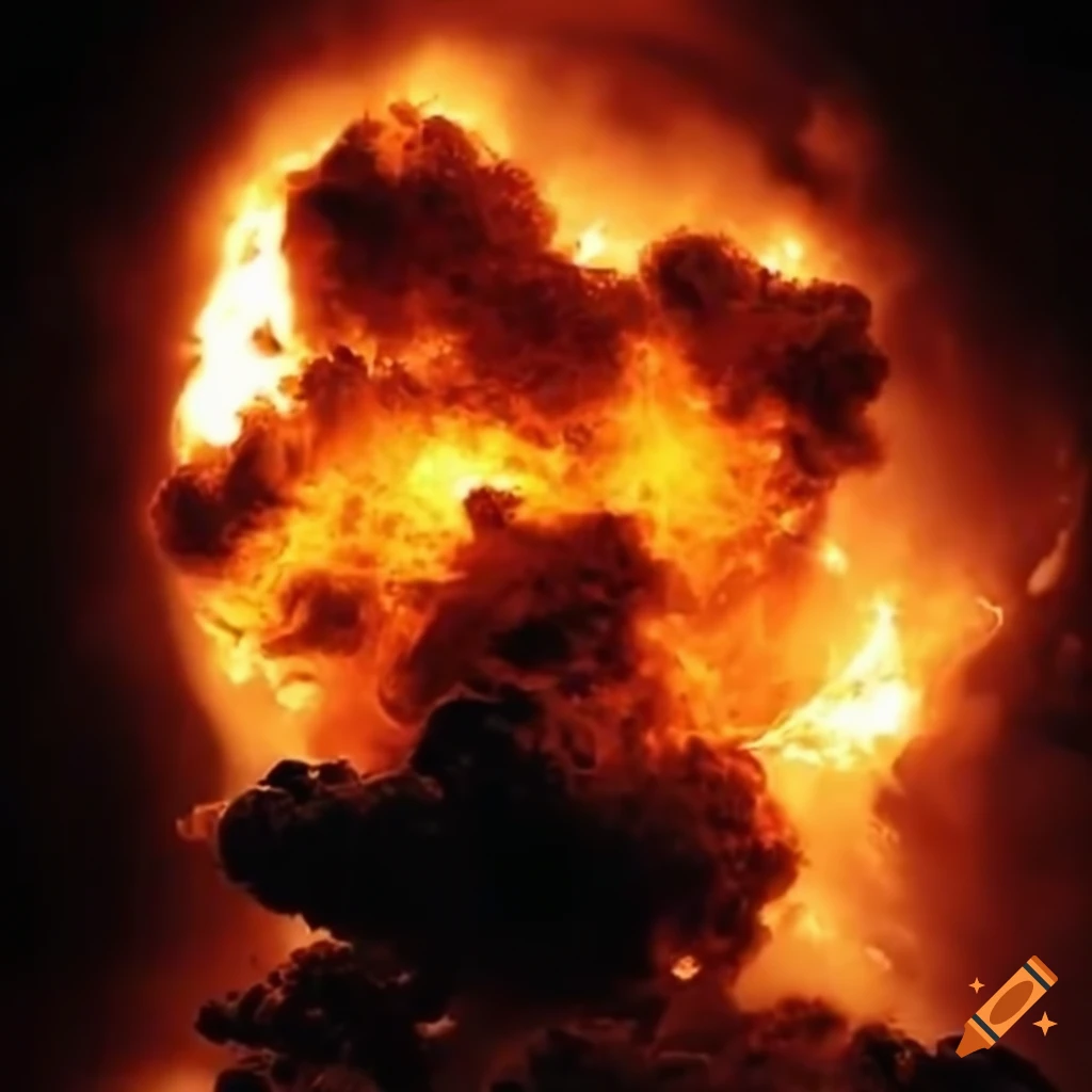 Fire explosion on Craiyon