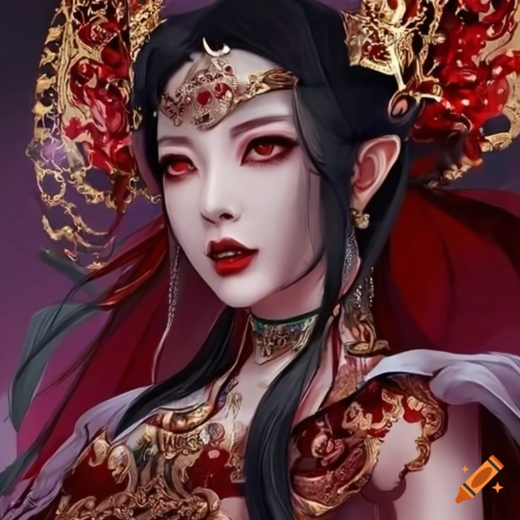 Chinese vampire queen on Craiyon