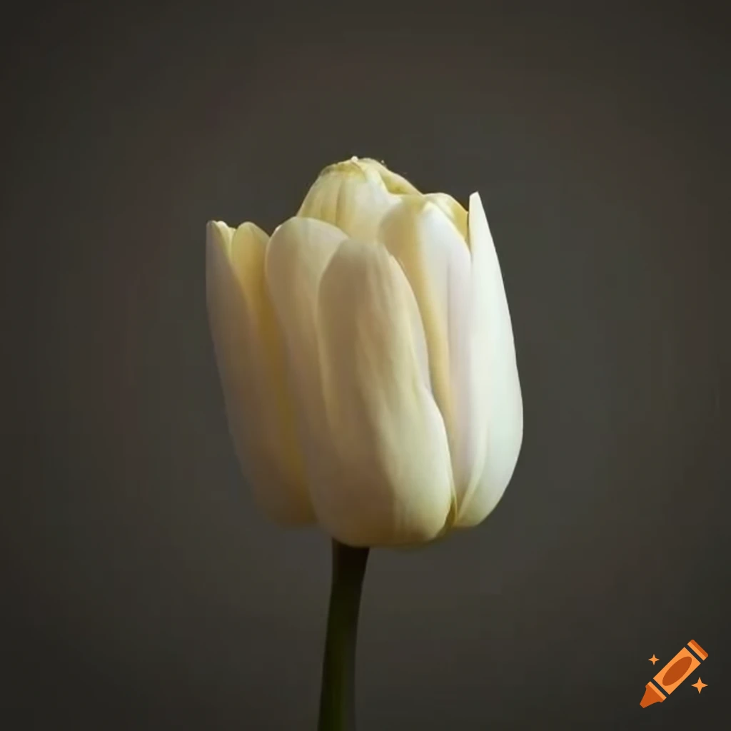 White tulips on Craiyon