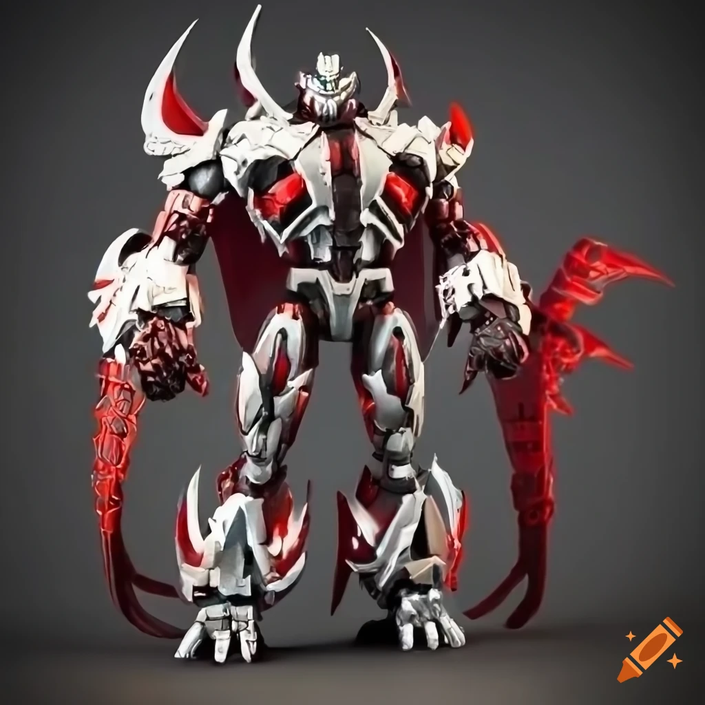 Spawn-styled transformer robot with intricate details in ultra ...