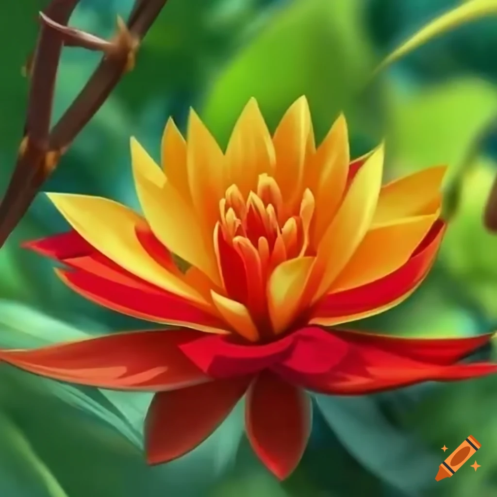 A serene and peaceful scene with wood, dragon, water transformation ...