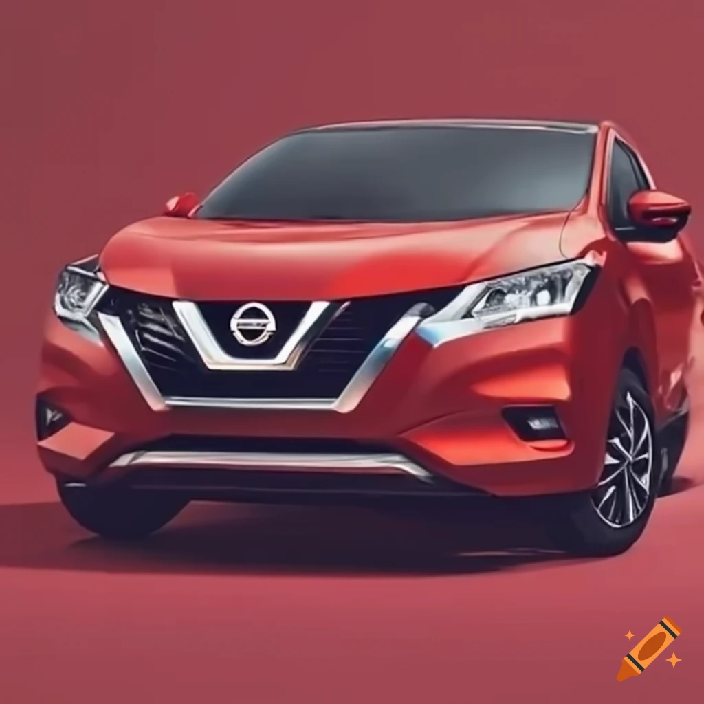 Red nissan ad on Craiyon